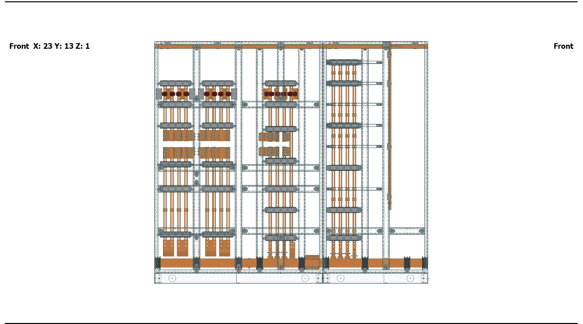 Custom 2500 amp Low Voltage Distribution Board - NKD Group